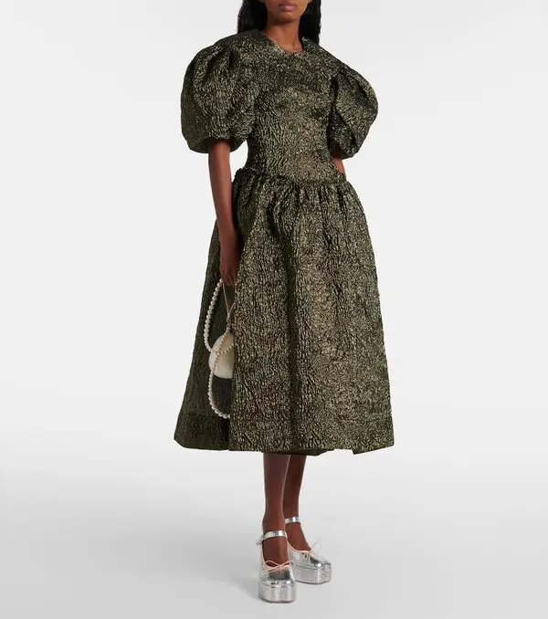 simone rocha corset dress simonerocha_ 5 Ever! !! Dress: Simone Rocha Stylist: @malinajoseph Hair:  @hoshounkpatin Makeup: @emikaneko using @farahomidibeauty Tailor: Olga  @carol_ai_studio Earrings: @sauer Ring: @nikoskoulisjewels Bag: @theveil  Shoes: @giuseppezanotti Assistant