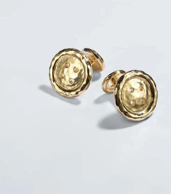 OCTAVIA ELIZABETH Button 18kt Cufflinks