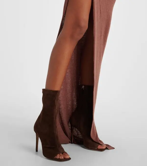 Paris Texas Amanda Suede Ankle Boots