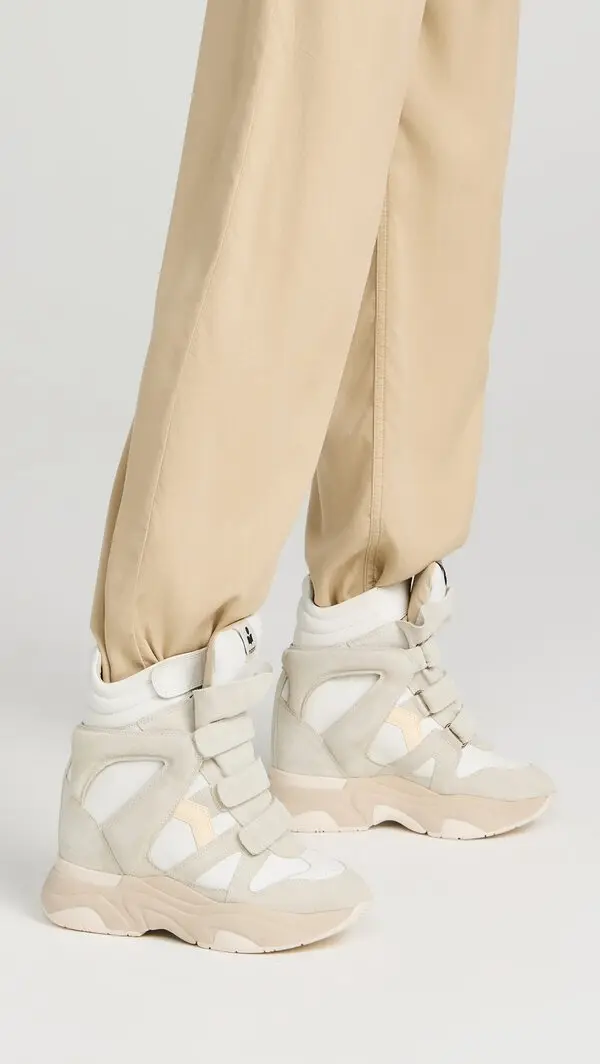 Isabel Marant Balskee Sneakers White Editorialist