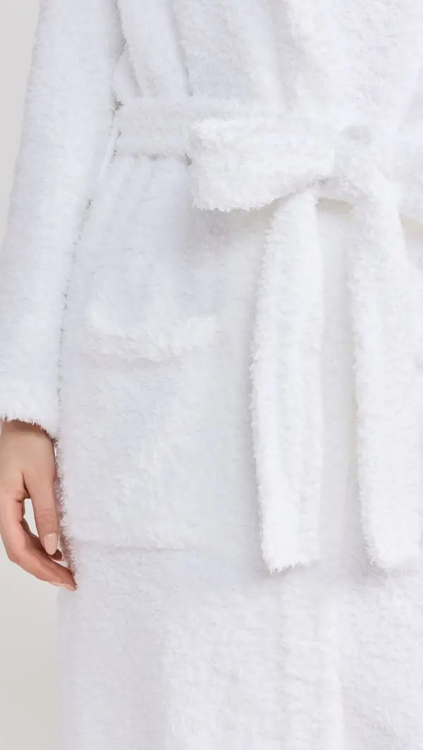 Barefoot Dreams Cozychic Adult Robe - White