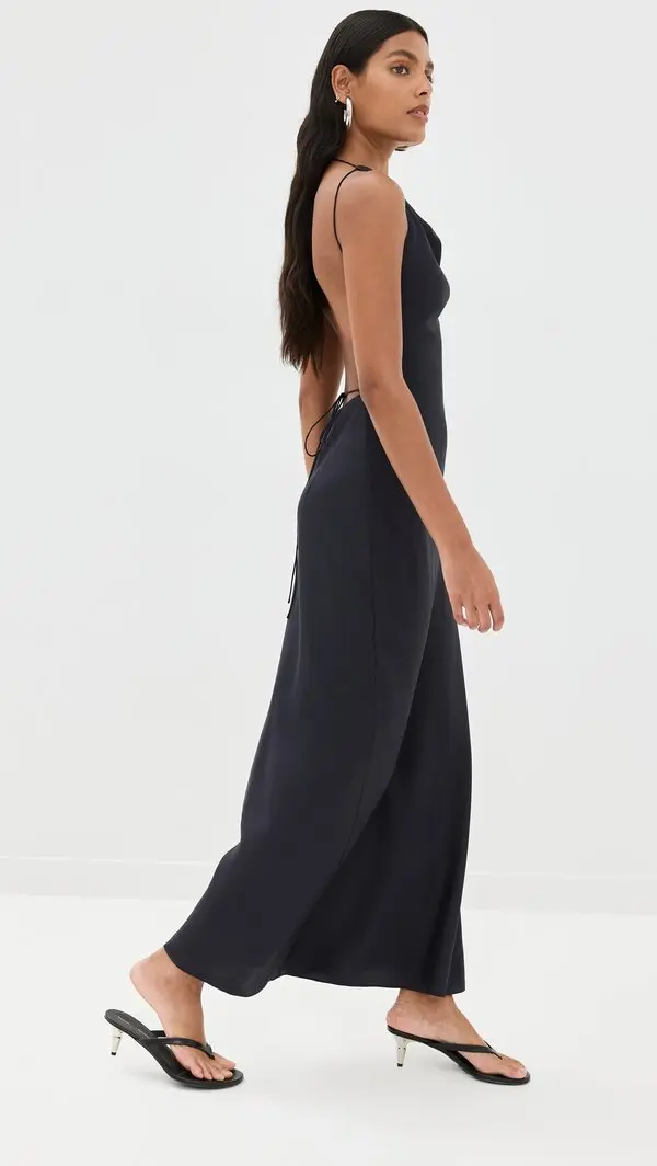 RÓHE Open Back Strap Dress