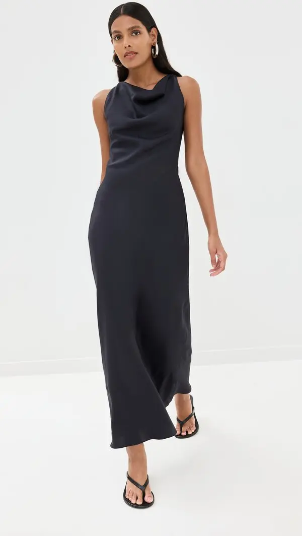 RÓHE Open Back Strap Dress
