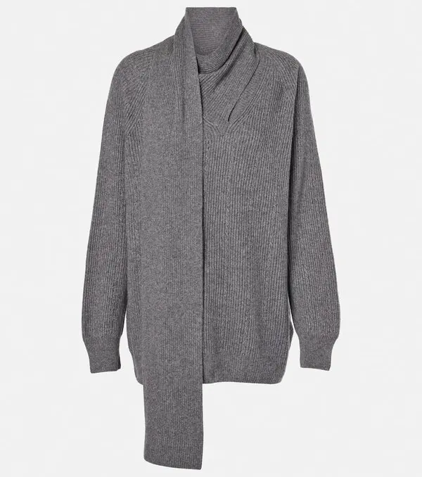 Etro Wool-blend Ribbed Sweater - Grey