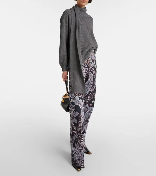 Etro Wool-blend Ribbed Sweater