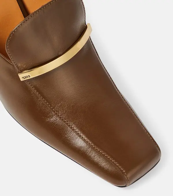 TOD'S Leather Mules