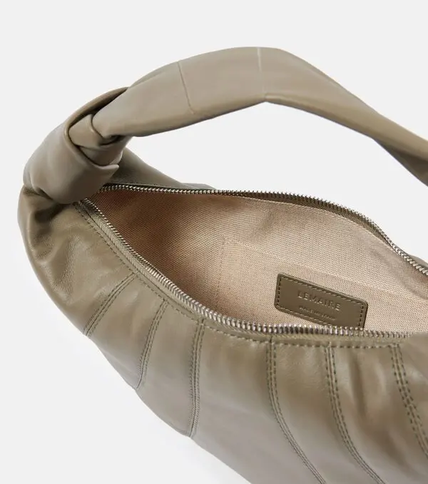 LEMAIRE Fortune Croissant Mini Leather Shoulder Bag