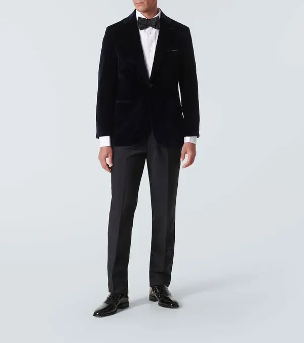 Rubinacci Pleated Cotton Tuxedo Shirt