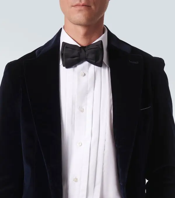 Rubinacci Pleated Cotton Tuxedo Shirt