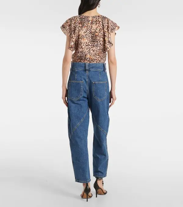 Isabel Marant Étoile Catarina Quilted Jeans