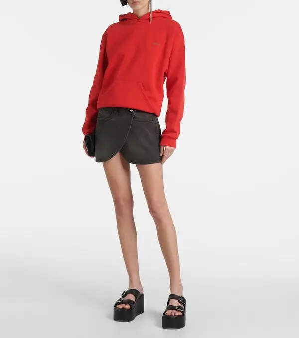 Coperni Denim Mini Skirt - Grey