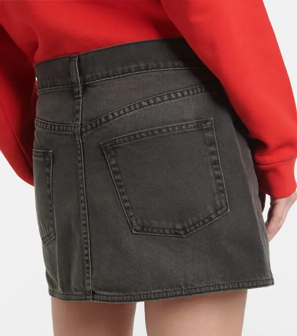 Coperni Denim Mini Skirt - Grey