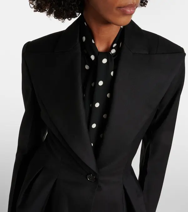 Nina Ricci Wool Gabardine Blazer