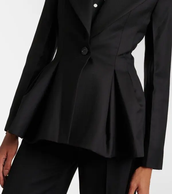 Nina Ricci Wool Gabardine Blazer