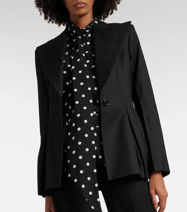 Nina Ricci Wool Gabardine Blazer