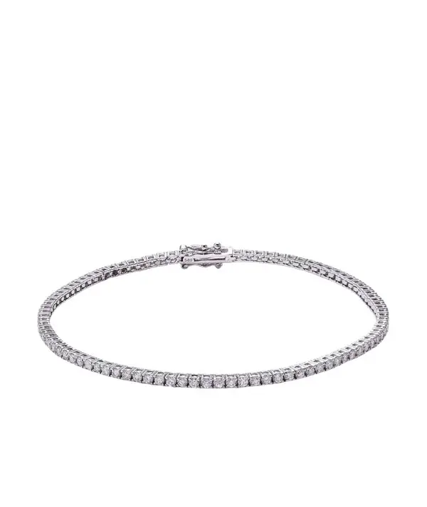 Mateo Diamond Tennis Bracelet - Silver