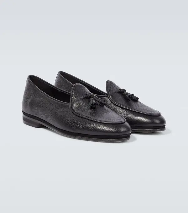 Rubinacci Marphy Leather Loafers