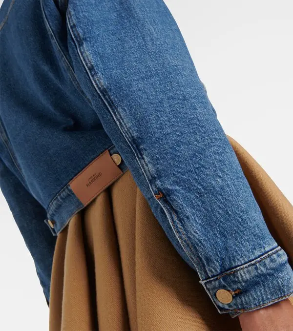 7 For All Mankind Teddy-trimmed Denim Jacket