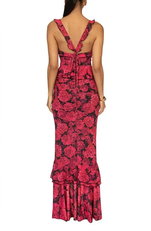 JLUXLABEL La Costa Ruffle High-low Dress