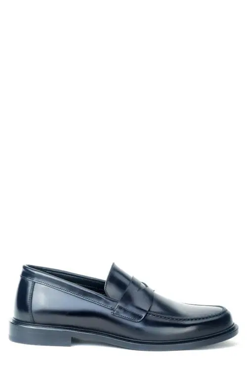 WARFIELD & GRAND Preeminent Penny Loafer - Black
