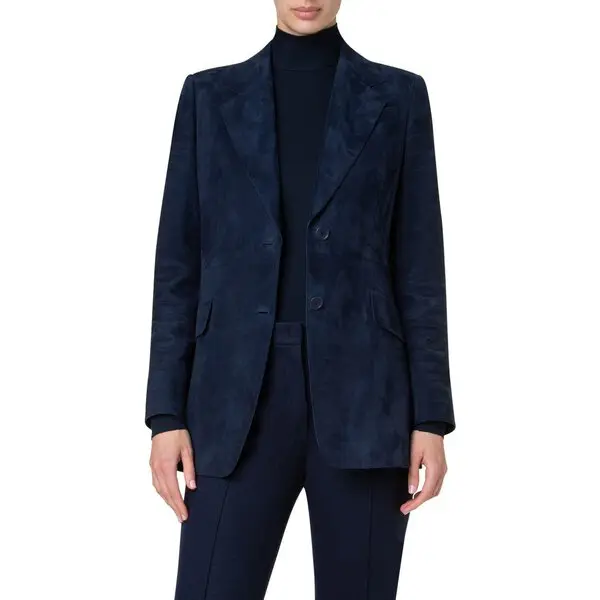 Akris Suede Blazer