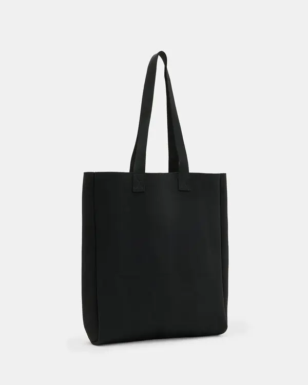 ALLSAINTS Izzy Logo Print Knitted Tote Bag