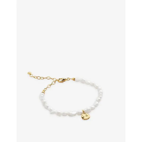 Monica Vinader Capri Charm Bracelet - Yellow Gold