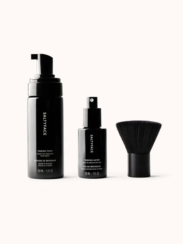 SALTYFACE Coconut Essential Tanning Set Lightmedium - Light,medium