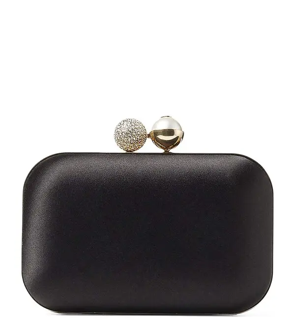 JIMMY CHOO Cloud Handheld Clutch - Black