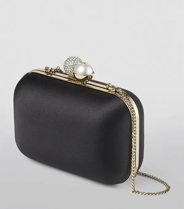 JIMMY CHOO Cloud Handheld Clutch - Black