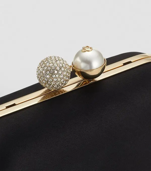 JIMMY CHOO Cloud Handheld Clutch - Black