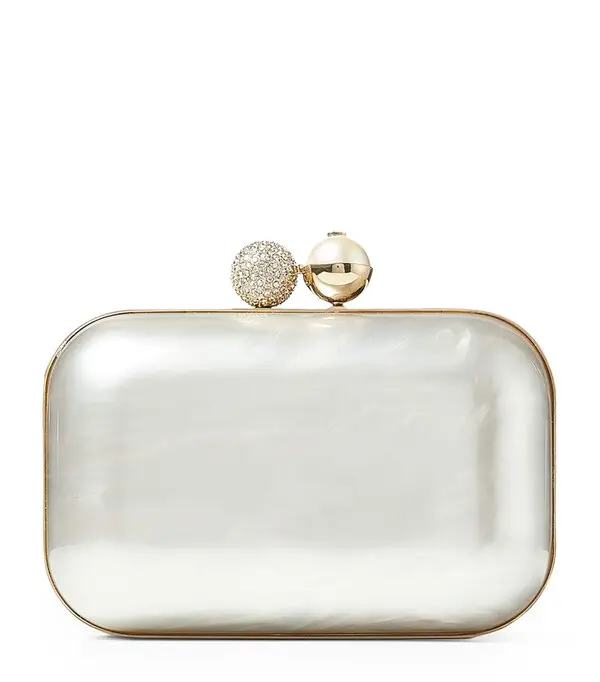 JIMMY CHOO Cloud Handheld Clutch - Ivory