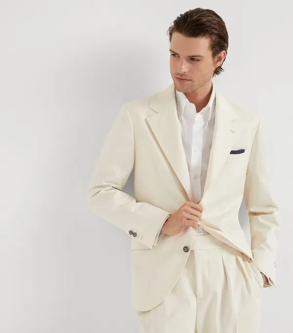 Brunello Cucinelli Cotton-cashmere Cavallo Blazer