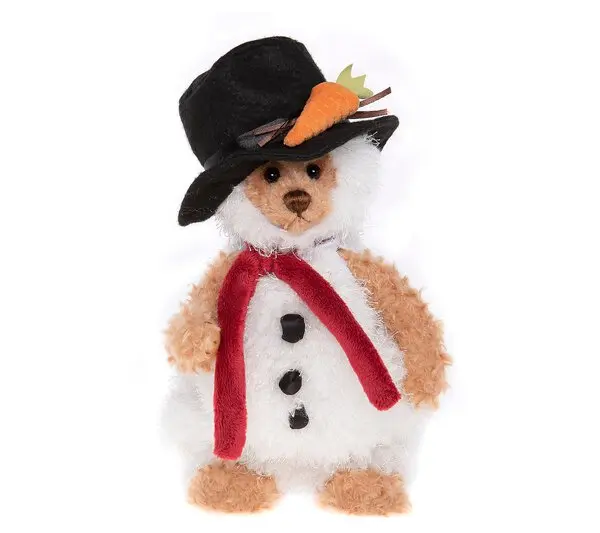 CHARLIE BEARS Frosty 10' Plush Snowman Bear - One-color