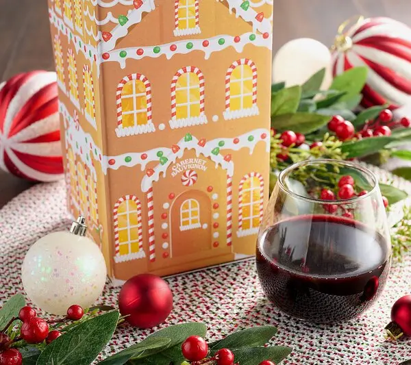 VINO VOYAGE Sh11/10 Gingerbread House 3l Box Of Holiday Wine - One-color