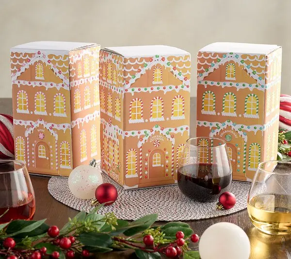 VINO VOYAGE Sh11/10 Gingerbread House 3l Boxes Of Wine - One-color