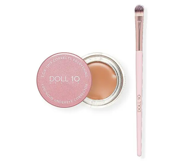 DOLL 10 Tce Under Eye Corrector With Brush - One-color