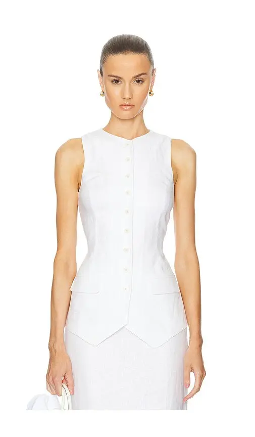 HELSA Linen Button Tunic