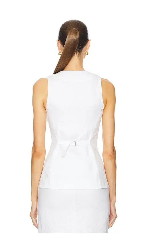 HELSA Linen Button Tunic