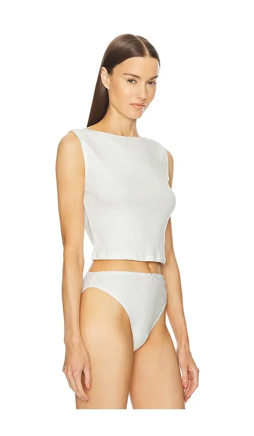 HELSA Pointelle Muscle Tank