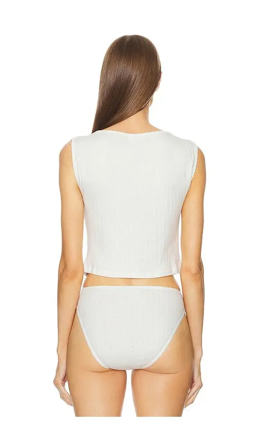 HELSA Pointelle Muscle Tank