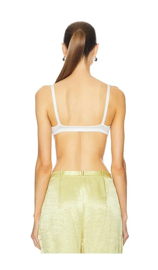 HELSA Justin Knit Bra - White