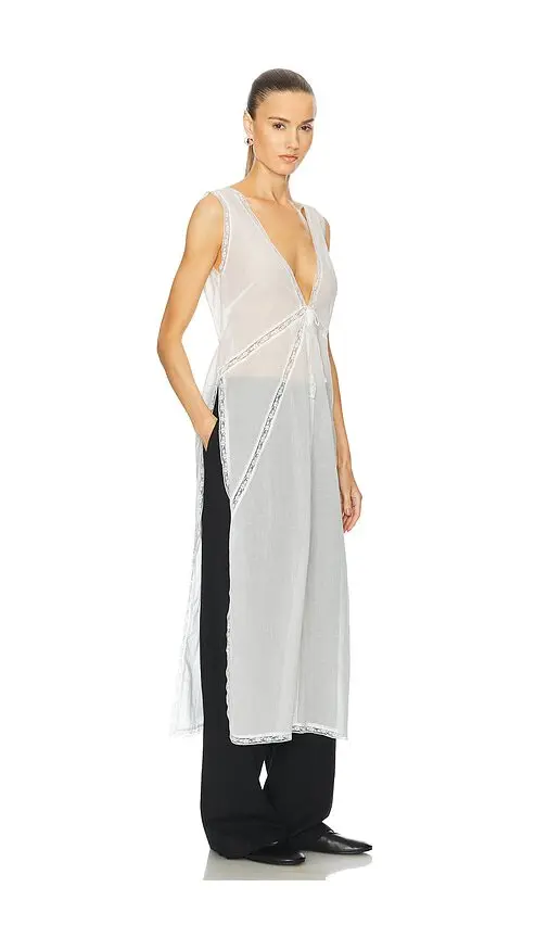 HELSA Voile Daylight Nightgown In White