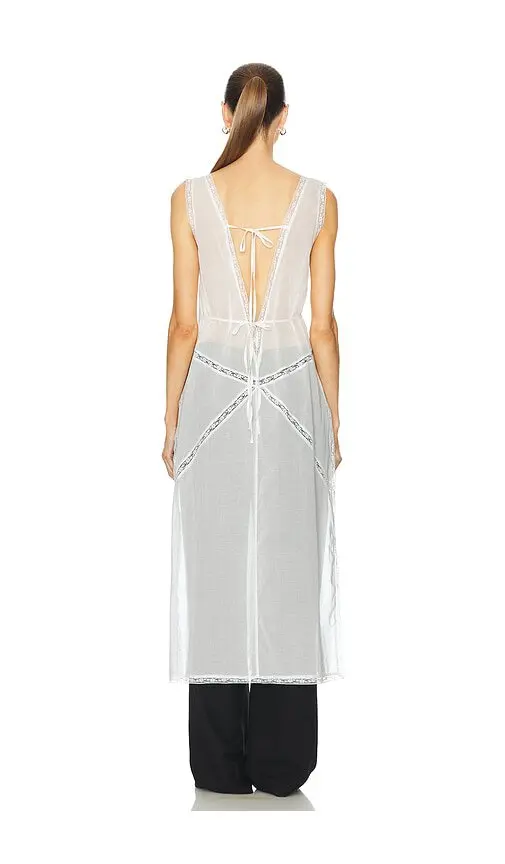 HELSA Voile Daylight Nightgown In White