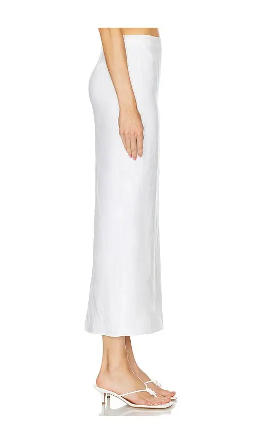 HELSA Linen Maxi Skirt
