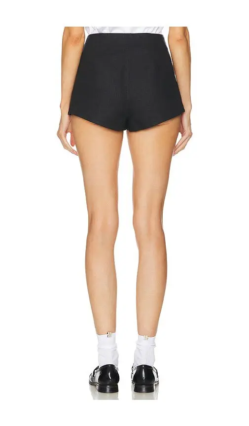 HELSA Washed Linen Micro Short - Black