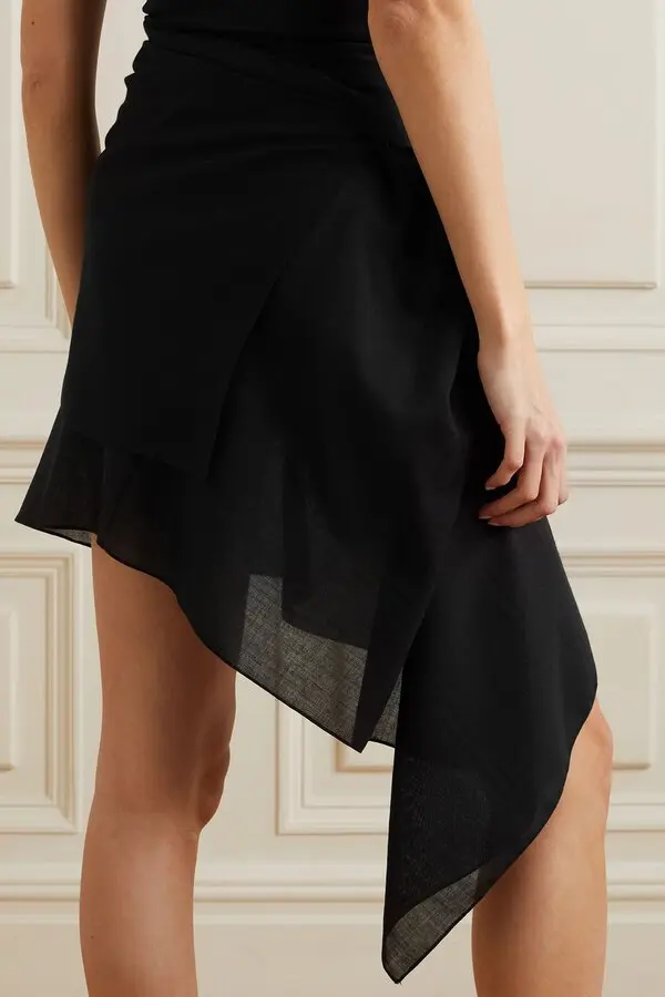 SUPRIYA LELE Asymmetric Draped Mini Skirt