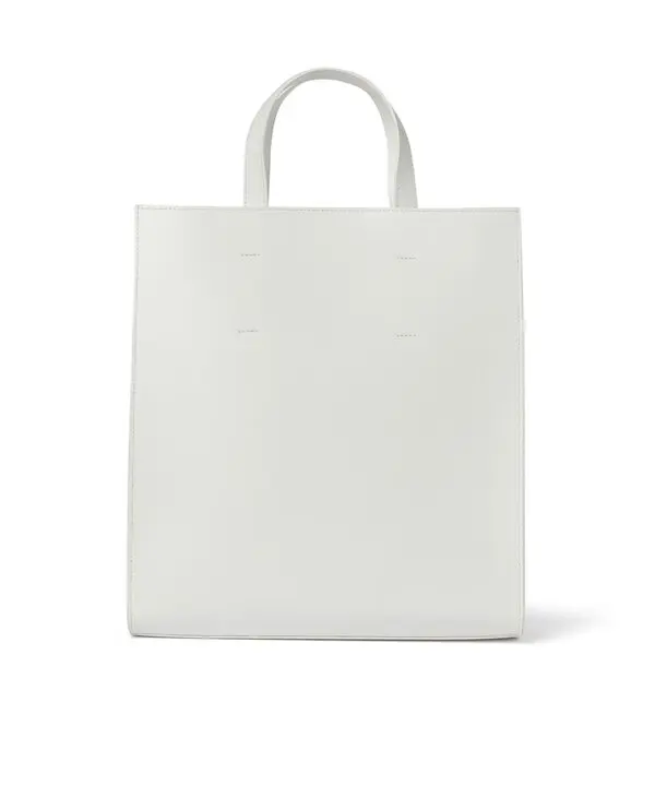 MSGM Leather Tote Bag
