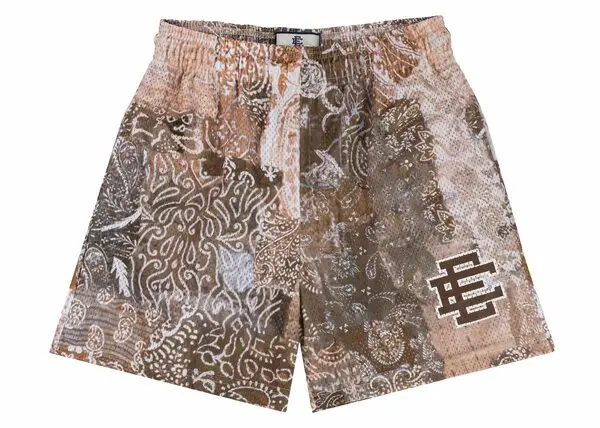 ERIC EMANUEL Ee Basic Short - Brown Paisley