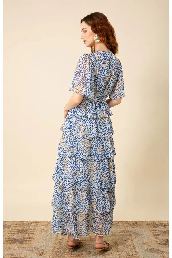 Hale Bob Ainsley Tiered Maxi Dress